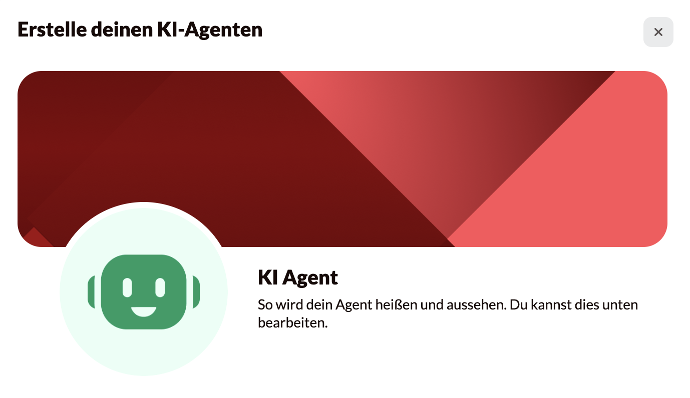 KI Agent erstellen